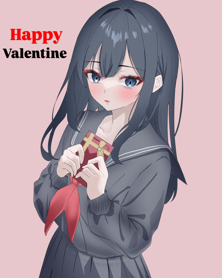 Safebooru - 1girl absurdres ado (utaite) black hair black sailor collar black serafuku black ...