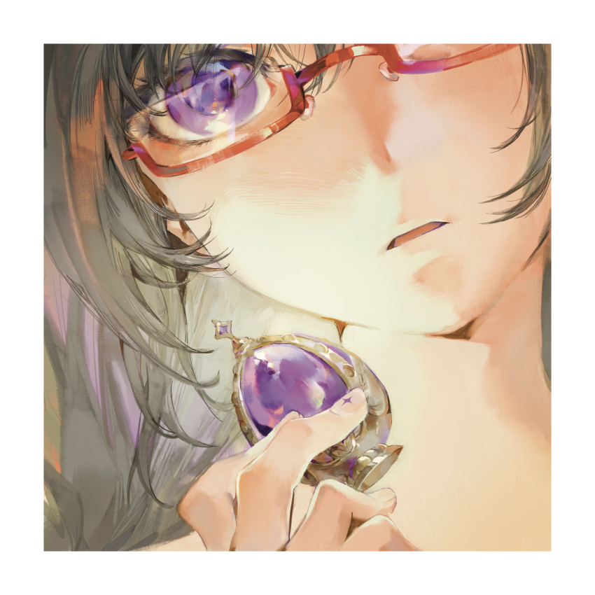 Safebooru - 1girl absurdres akemi homura black hair glasses highres holding lanmi lemmy long ...