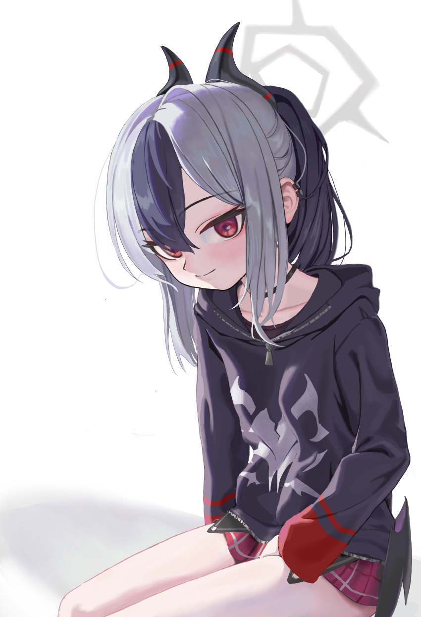 Safebooru - 1girl absurdres black choker black hair black hoodie blue archive blush choker ...