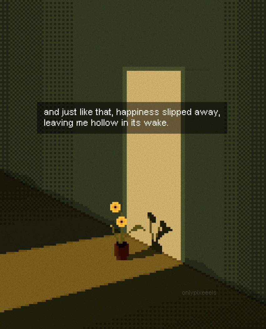 Safebooru - dithering drop shadow english text flower green theme ...