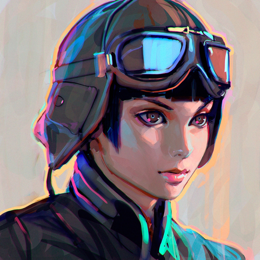 Safebooru 1girl Black Hair Blunt Bangs Brown Eyes Closed Mouth 7305