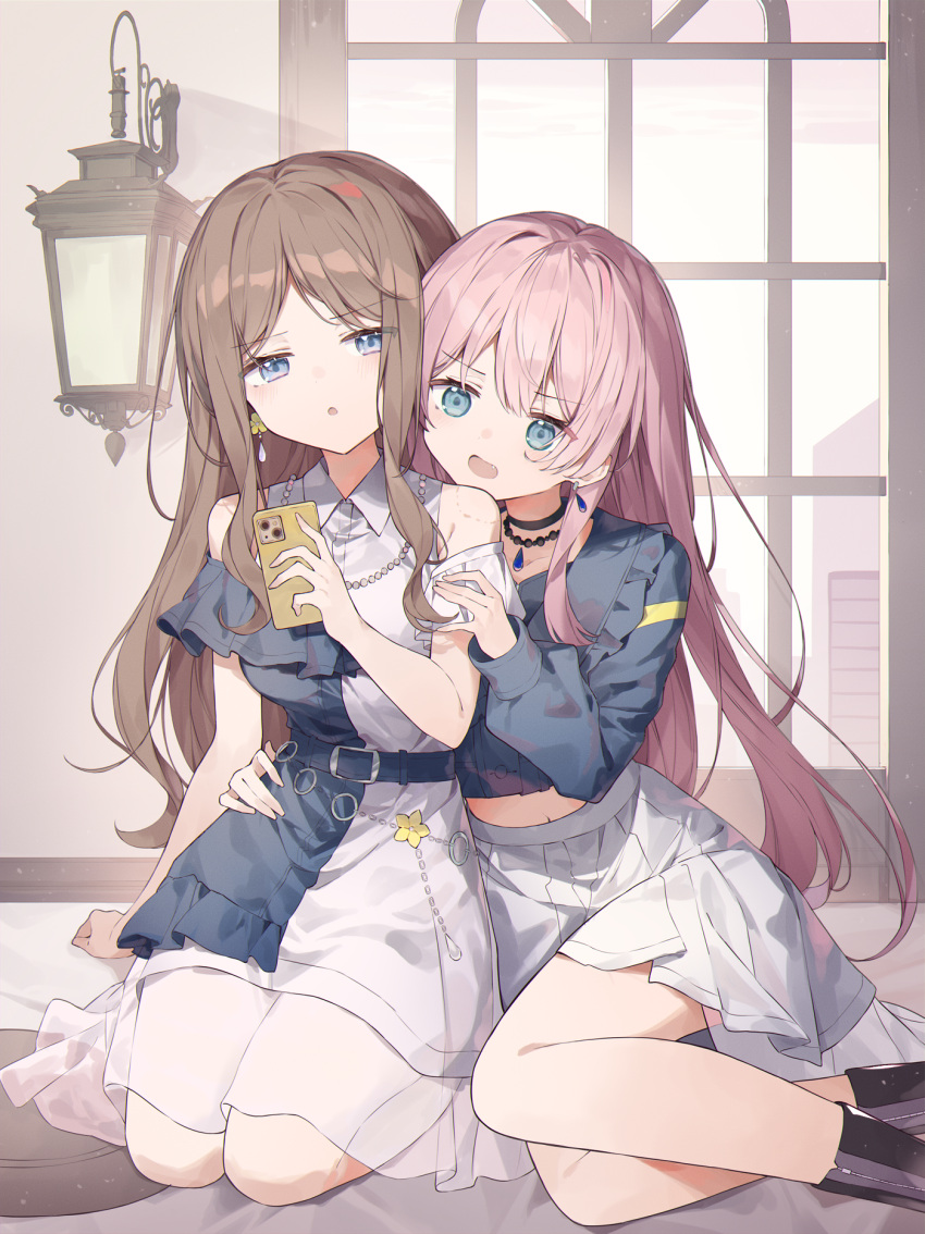 Safebooru - 2girls bang dream! bang dream! it's mygo!!!!! black boots black choker blue eyes ...