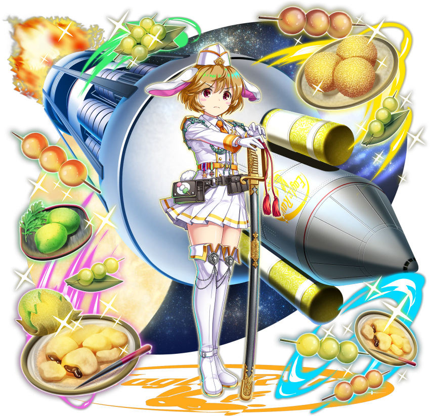 Safebooru - 1girl alternate costume alternate headwear animal ears belt pouch blonde hair boots ...