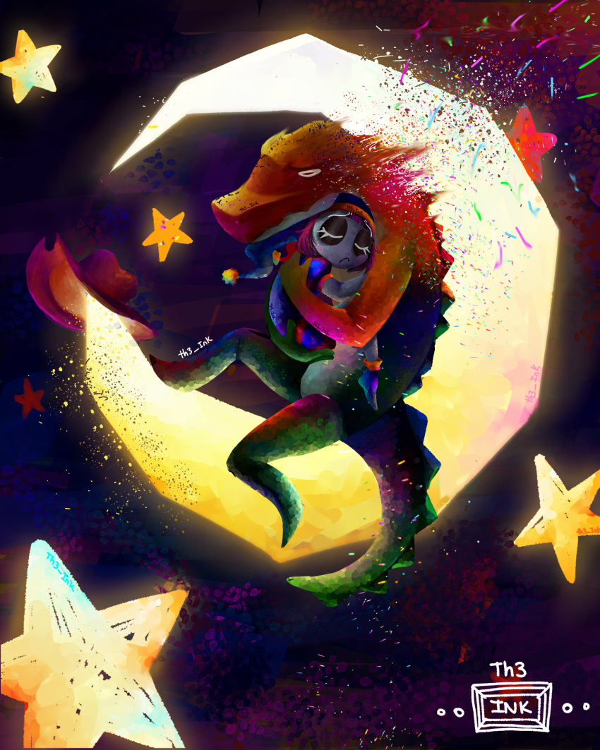 Safebooru - 1boy 1girl artist name closed eyes cowboy hat ...
