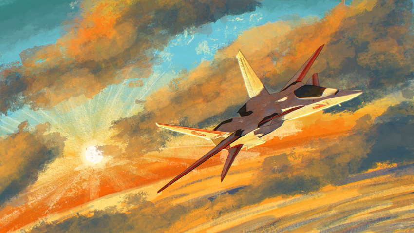 Safebooru - absurdres ace combat ace combat 2 aircraft airplane blue sky clouds english ...