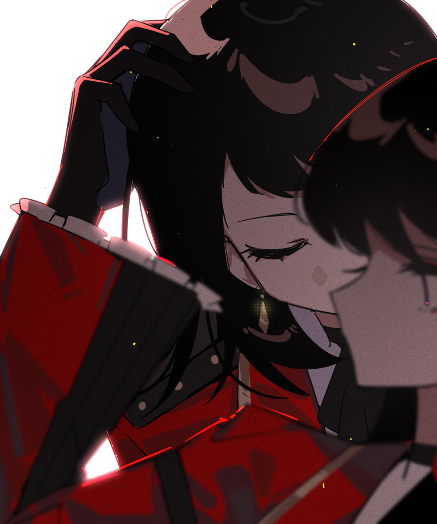 Safebooru - 2girls bang dream! bang dream! it's mygo!!!!! black gloves brown hair closed eyes ...