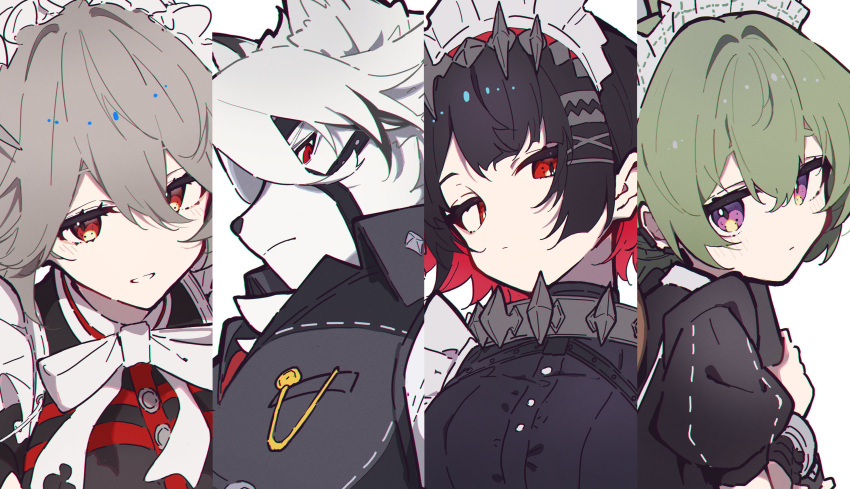 Safebooru - 1boy 3girls absurdres aitekku alexandrina sebastiane animal ...