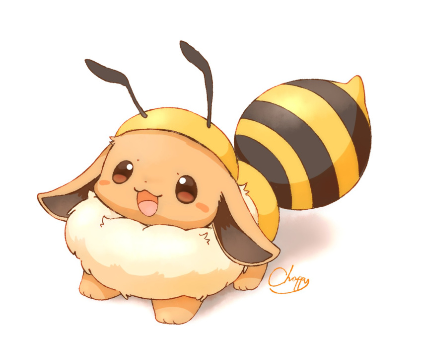 Safebooru - artist name bee costume blush blush stickers brown eyes ...