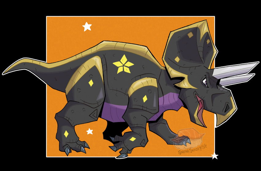 Safebooru - absurdres artist logo claws dinosaur fossil fighters from ...