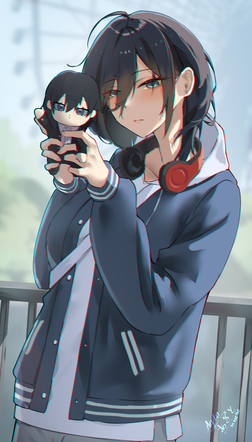 Safebooru 1girl Absurdres Agito Agitoishere Black Hair Blue Eyes 6204