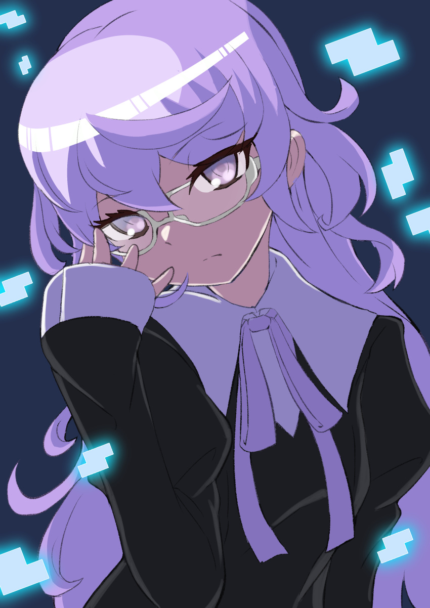 Safebooru - 1girl absurdres black dress blue background digimon digimon ...