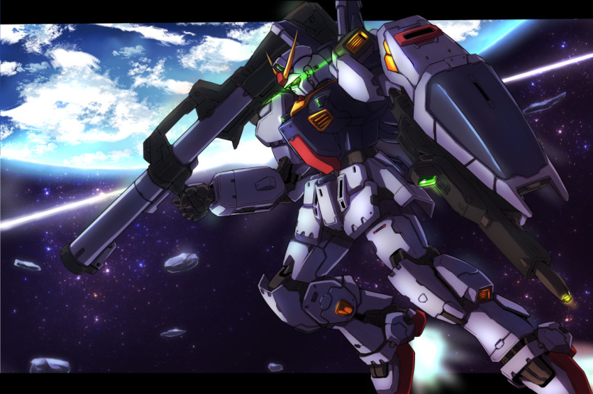 Safebooru - aeug artist request asteroid battle bazooka (gundam) beam ...