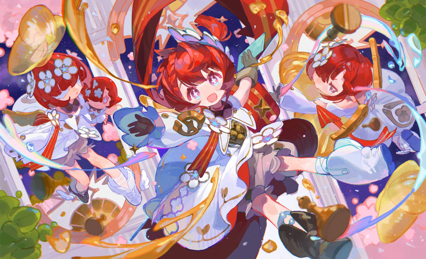 Safebooru - + + 4girls absurdres asymmetrical legwear bandages bandages over eyes belt black ...