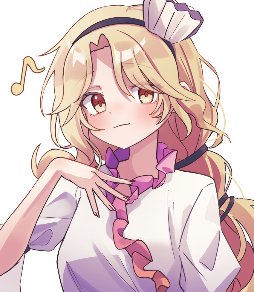 Safebooru - 1girl blonde hair blush clam shell ornament commentary ...