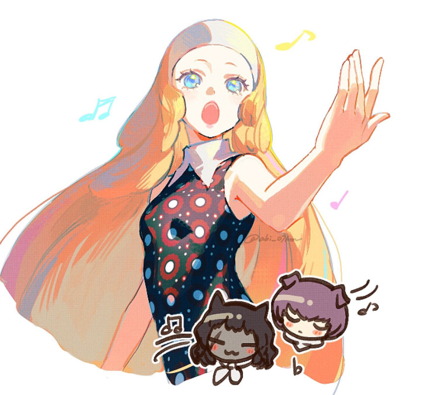 Safebooru - 1girl 2boys :3 abi 07km basilio (metaphor: refantazio ...