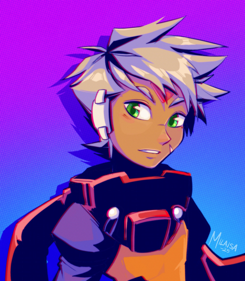 Safebooru - 1boy dark-skinned male dark skin facial mark forehead mark ...