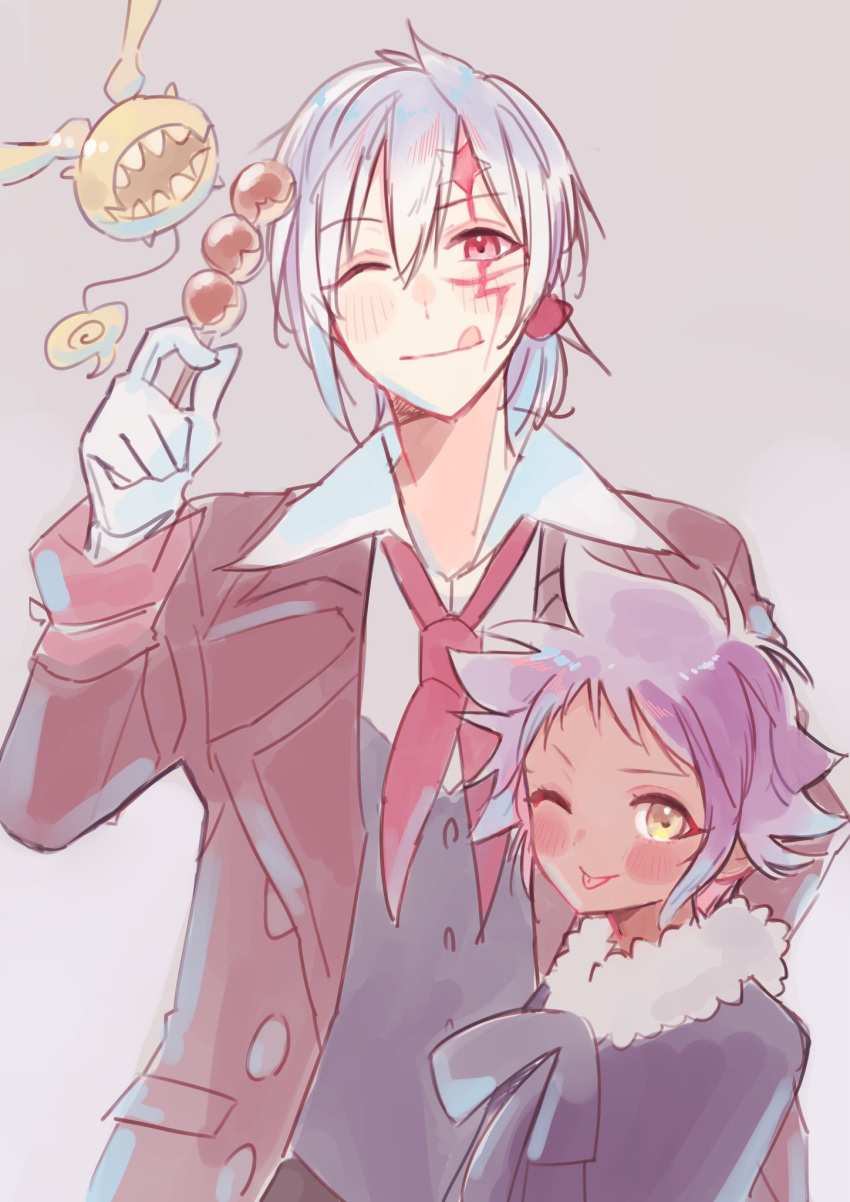 Safebooru - 1boy 1girl allen walker black bow black cloak black pants black ribbon blush bow ...