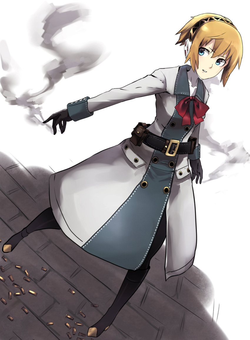 Safebooru - 1girl aigis (persona) android belt blonde hair blue eyes ...