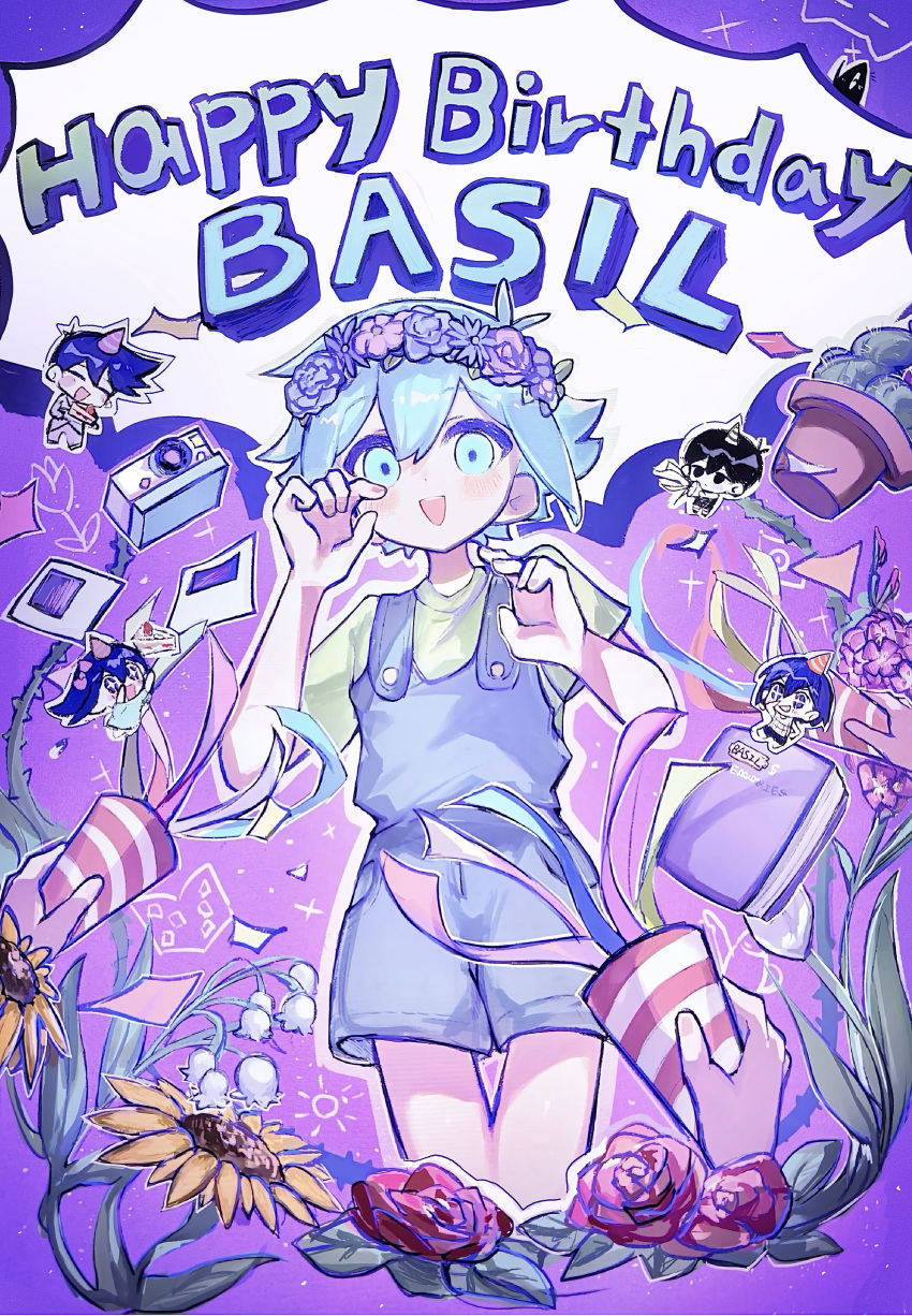 Safebooru - + + 1girl 4boys absurdres antenna hair aubrey (headspace ...