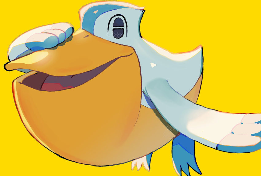 Safebooru - beak bird black eyes flying full body highres looking at ...