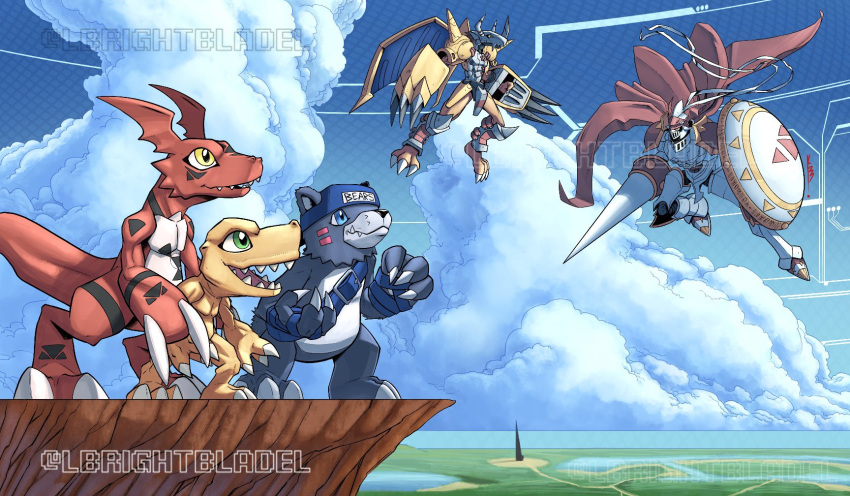 Safebooru - agumon armor backwards hat baseball cap bear bearmon black ...