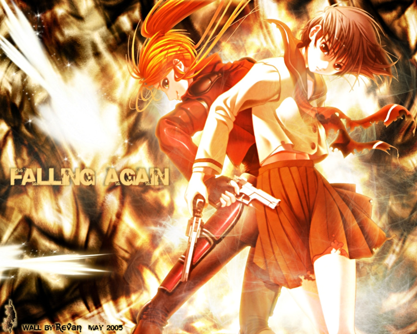 Safebooru - back to back cal devens ein gun phantom of inferno rivals ...