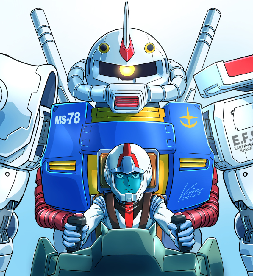 Safebooru - 1boy absurdres amuro ray cockpit control stick gundam ...