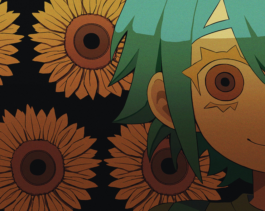 Safebooru - 1boy basil (headspace) (omori) basil (omori) blue overalls ...