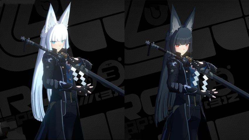 Safebooru - 1girl alternate costume alternate hair color animal ears fox ears hoshimi miyabi ...