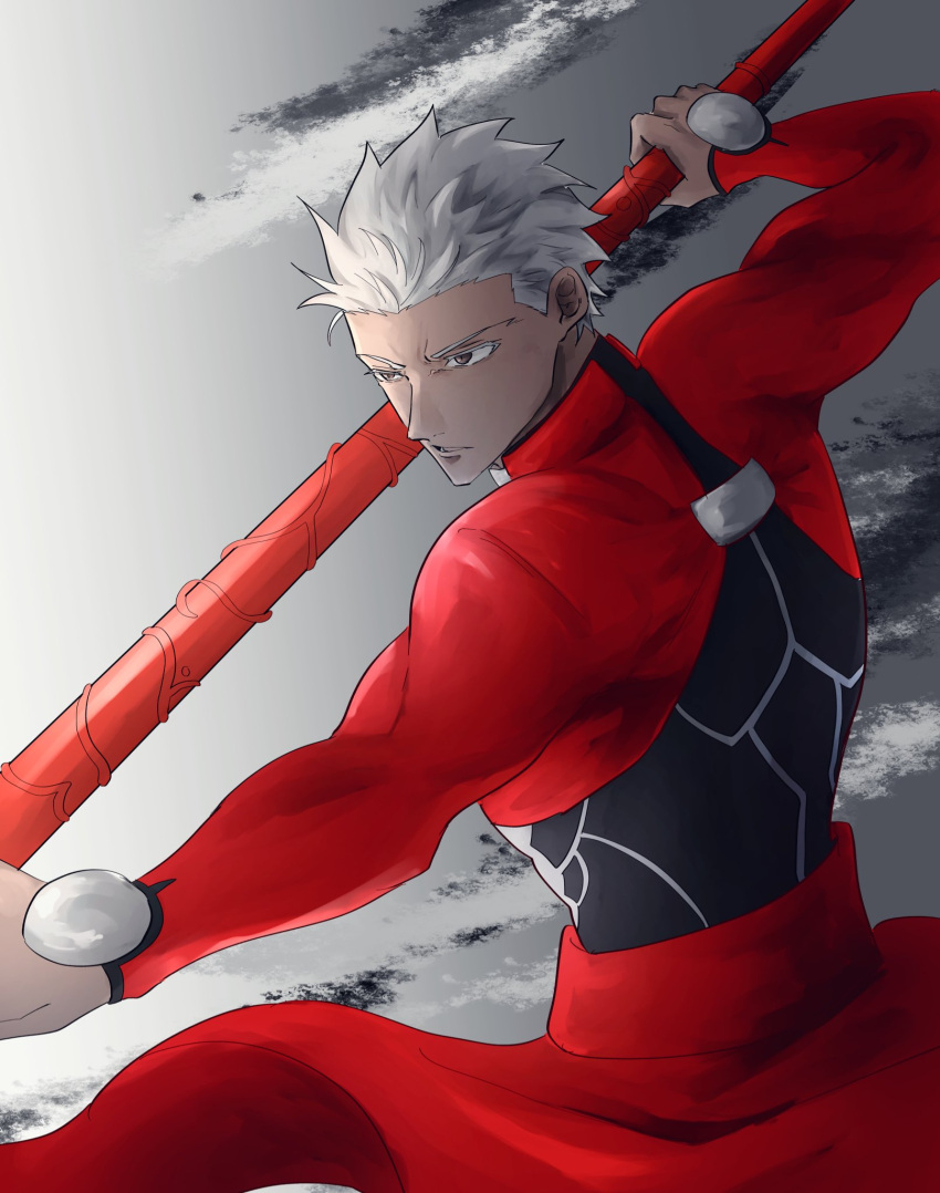 Safebooru - 1boy archer (fate) armor coat dark-skinned male dark skin ...