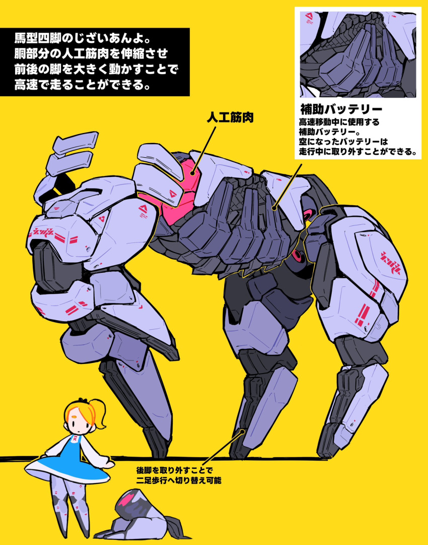 Safebooru - 1girl black hairband black ribbon blue dress bow centauroid ...