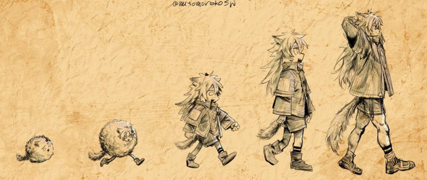 Safebooru - 3girls animal ears arknights arms behind back blob chibi ...