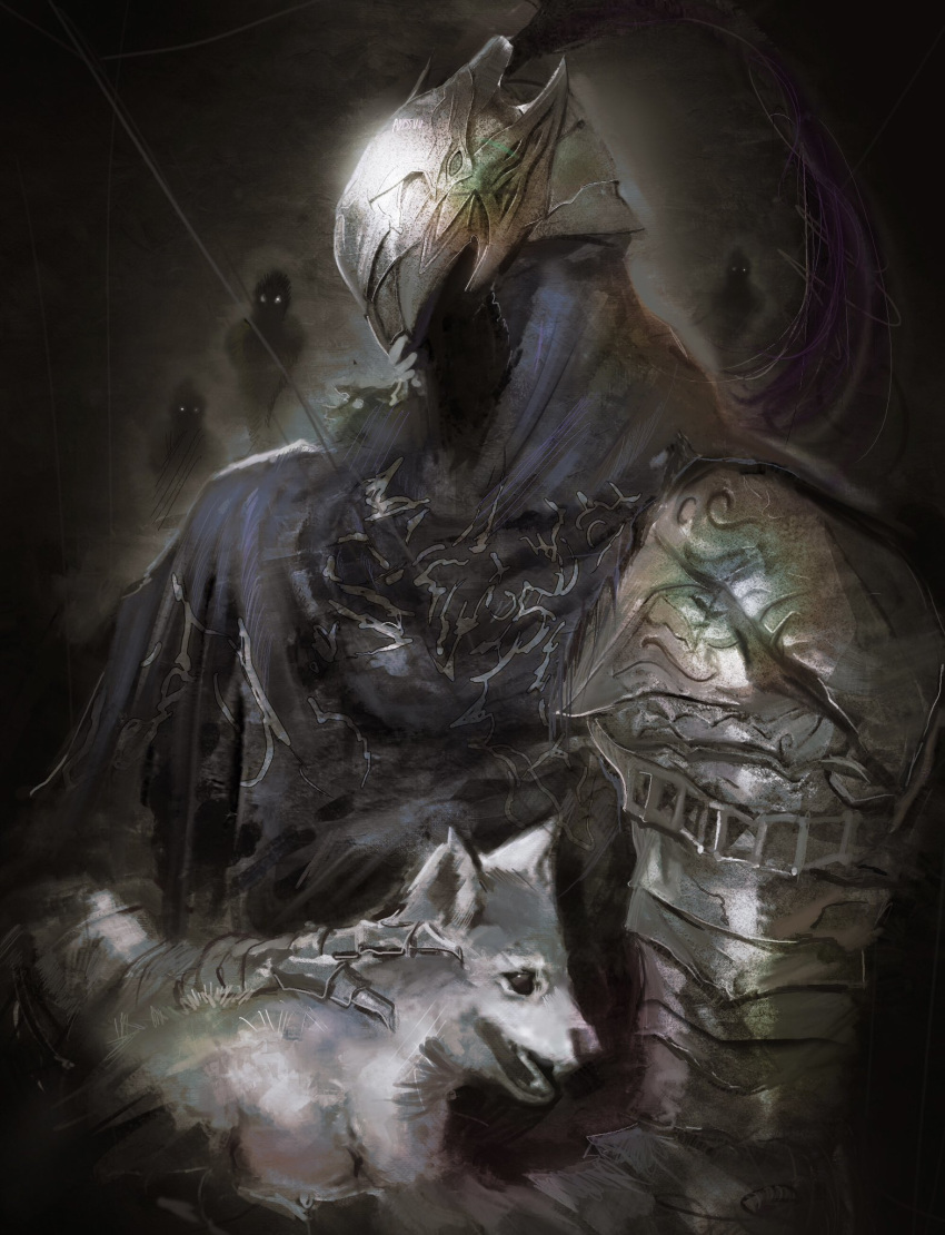 Safebooru - 1boy abyssmalenia animal armor artorias the abysswalker ...