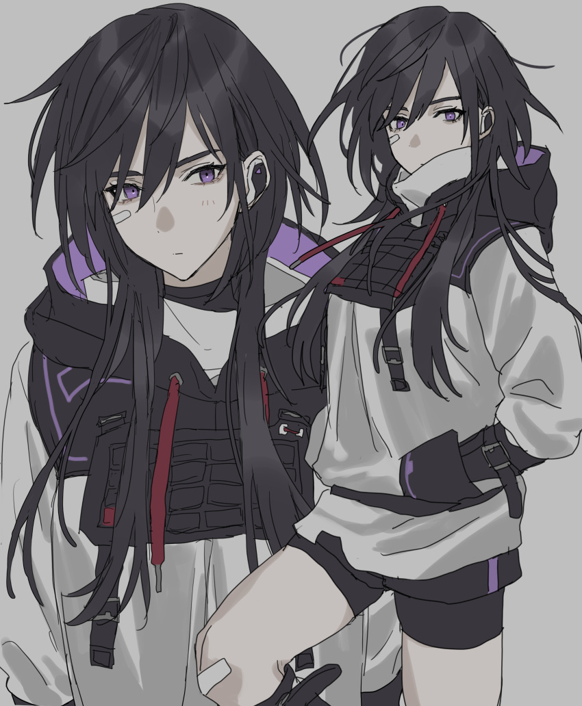 Safebooru - 1girl absurdres bandaid bandaid on face bandaid on knee ...