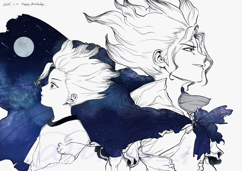 Safebooru - 1boy age comparison aged down cape child dated dr. stone ...