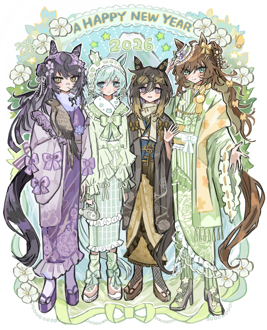 Safebooru - 2026 4girls absurdres alternate costume animal ears animal ...