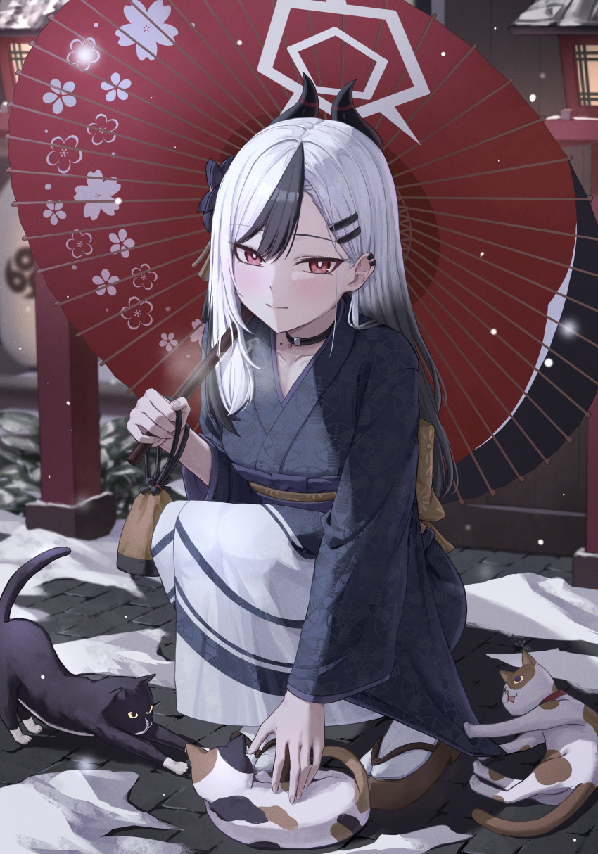 Safebooru - 1girl absurdres animal architecture asymmetrical bangs ...