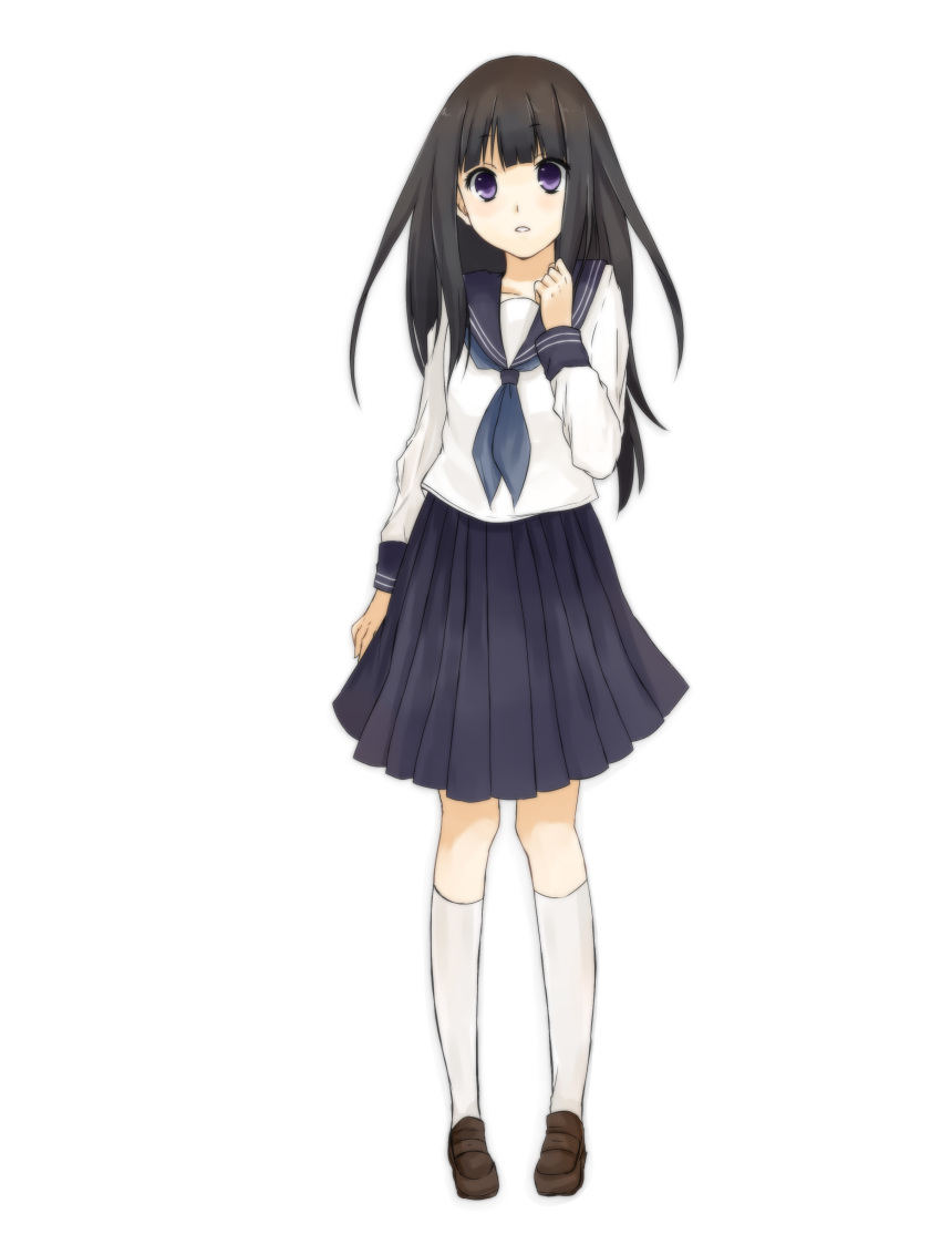 Safebooru - absurdres bad id black hair boning chitanda eru highres ...