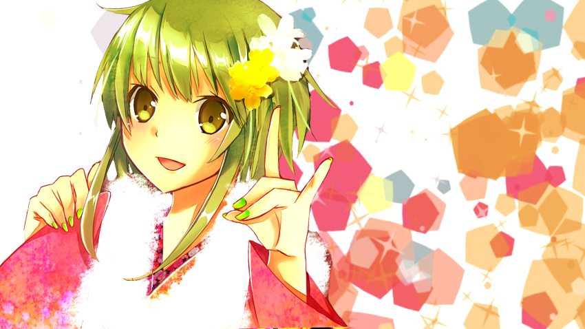 Safebooru - clow flower flowers gumi japanese clothes vocaloid | 816779