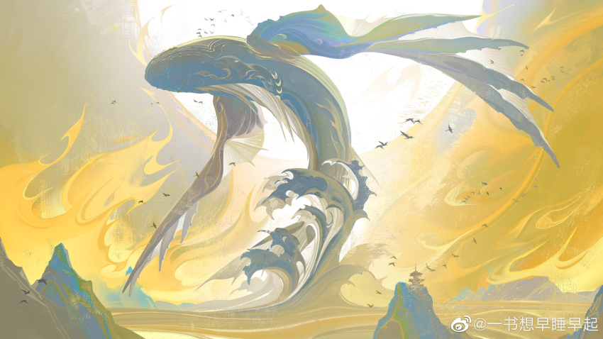 Safebooru - absurdres animal animalization bird chinese commentary ...