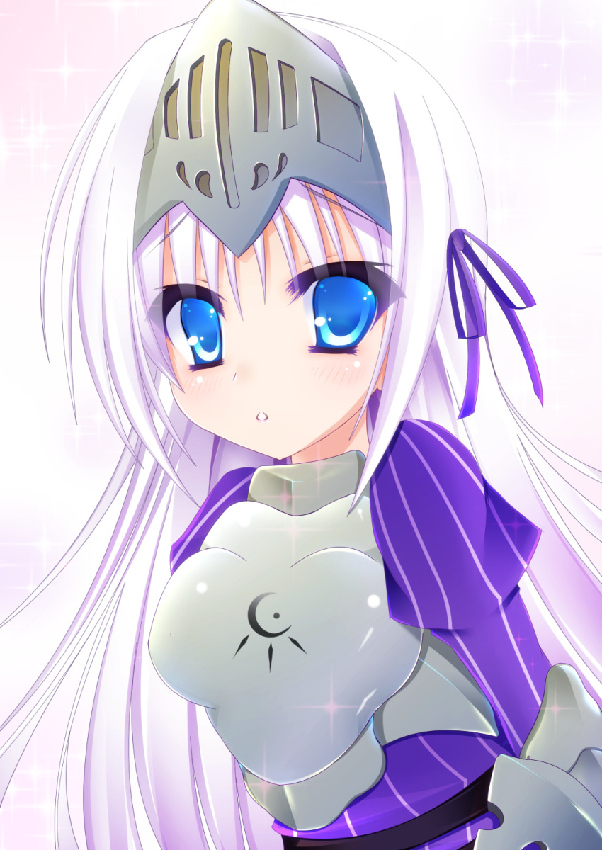 Safebooru - armor blue eyes breastplate eucliwood hellscythe gauntlets ...