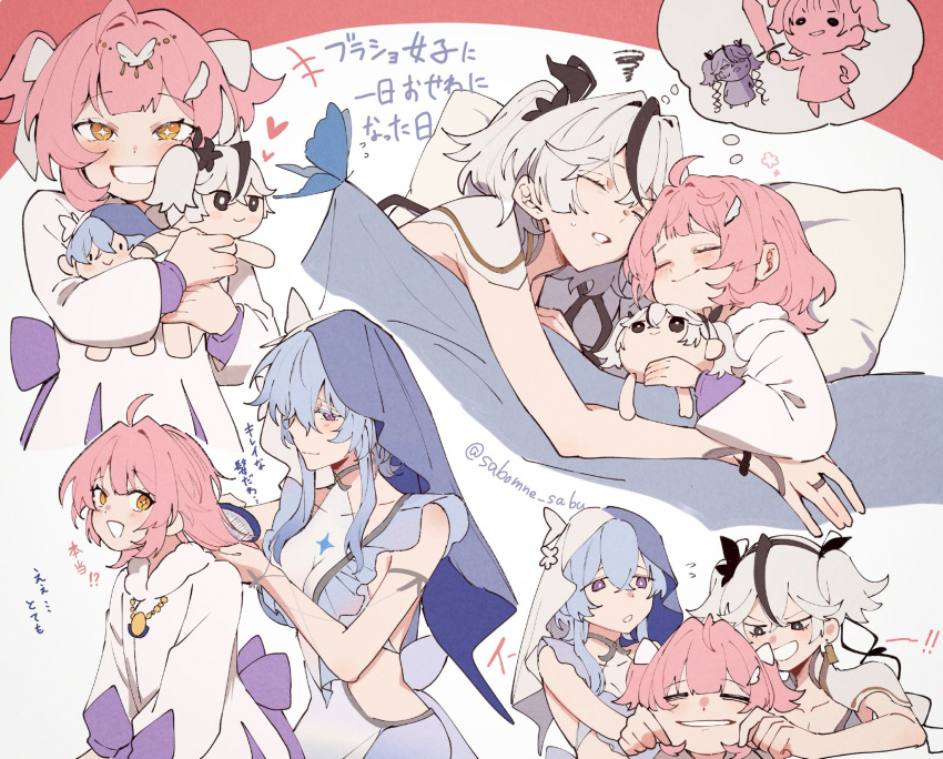 Safebooru - 3girls aemeath (wuthering waves) aemeath (young) (wuthering ...