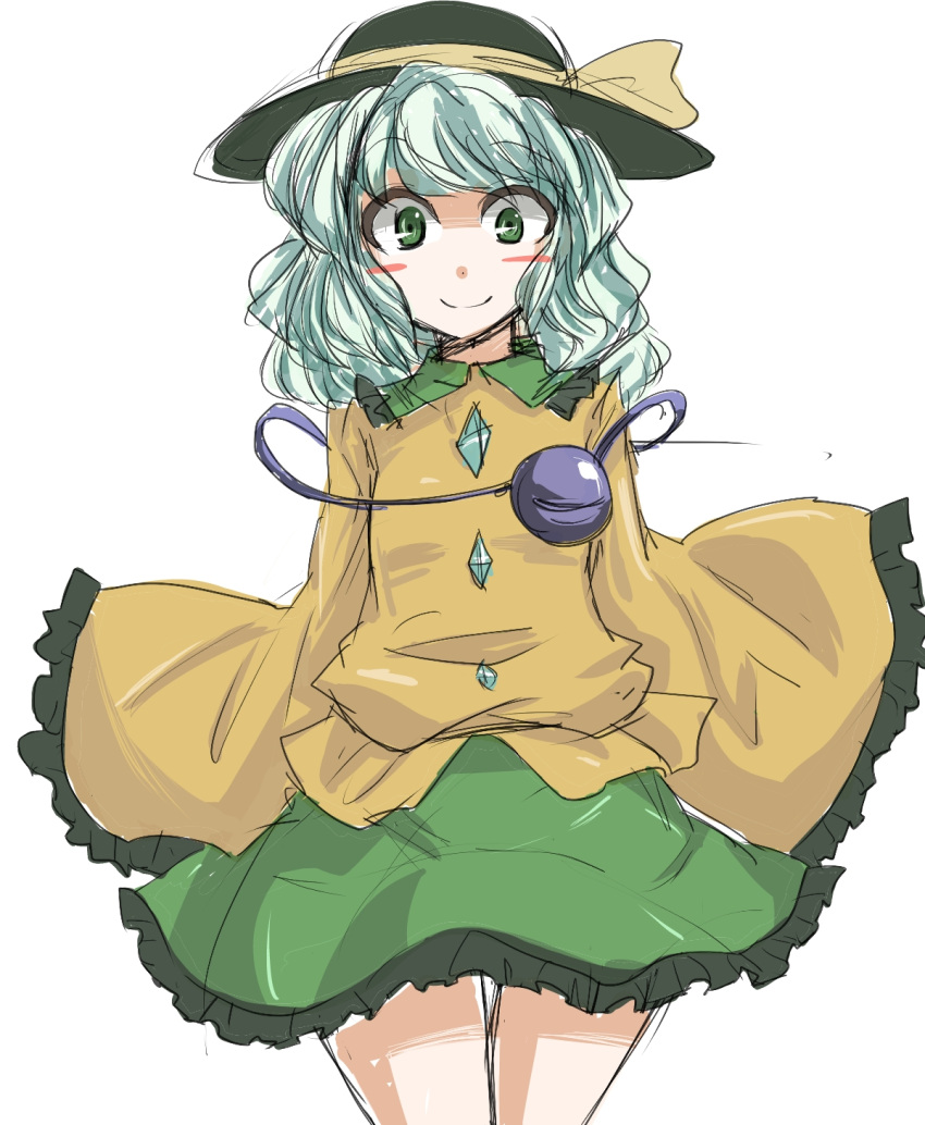 Safebooru - bad id blush stickers hands in sleeves highres inuwi ...
