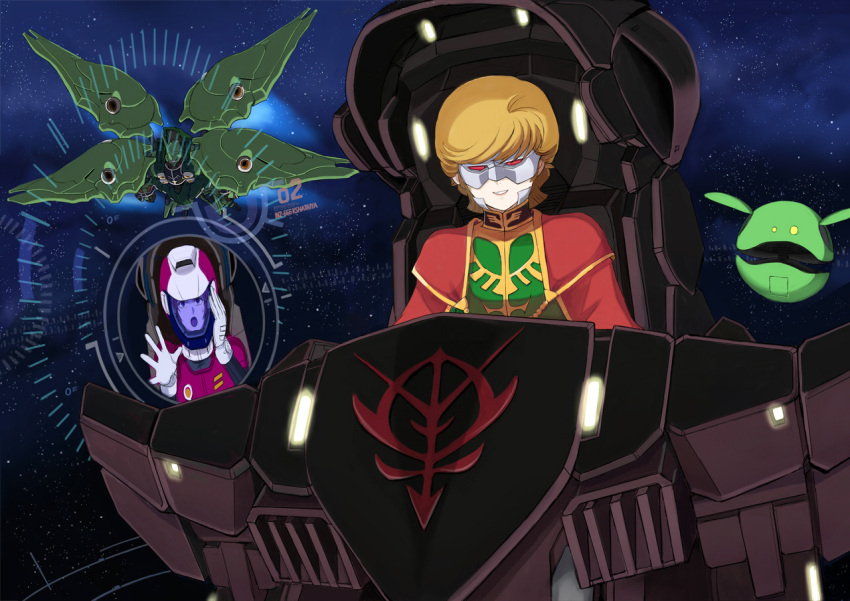 Safebooru - audrey burne cape full frontal (cosplay) gacha-m gundam ...