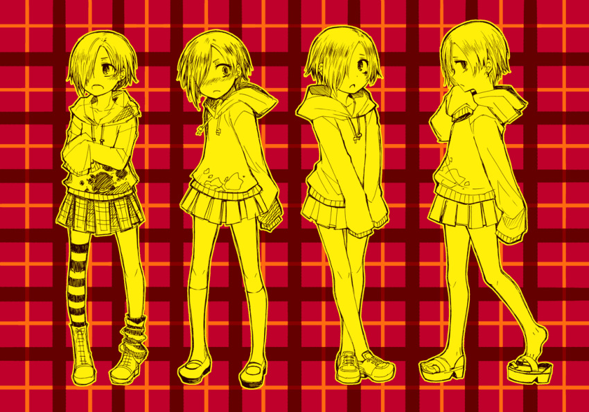 Safebooru - hoodie idolmaster idolmaster cinderella girls pleated skirt ...