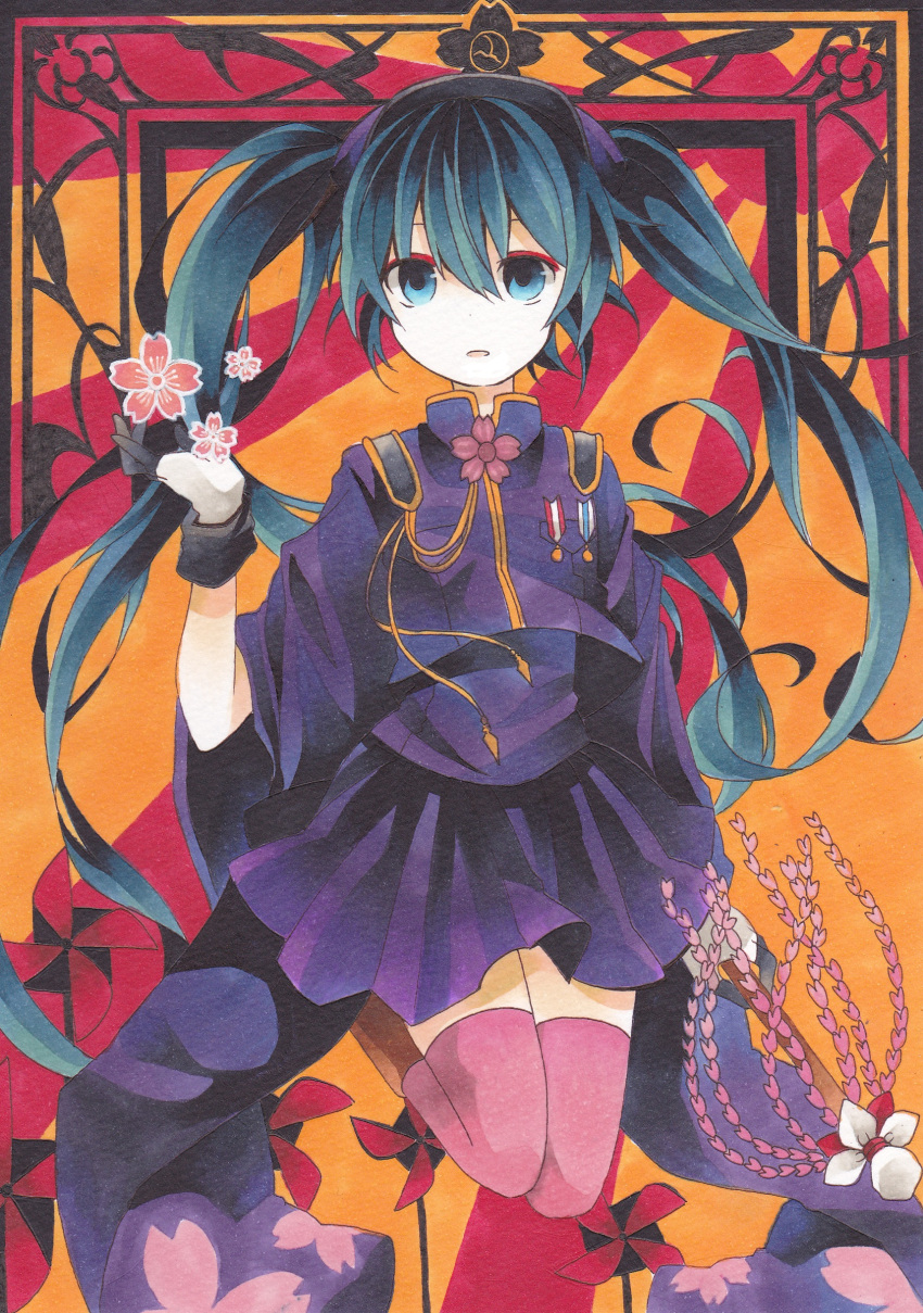 Safebooru - absurdres aqua eyes aqua hair boots gloves hatsune miku ...