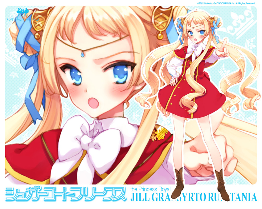 Safebooru - blue eyes double bun jill gransyrto ruritania octopus hair ...