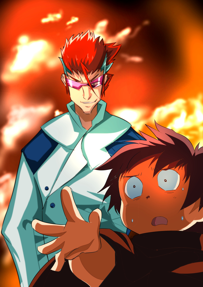 Safebooru - accel world arita haruyuki boher crossover highres power ...