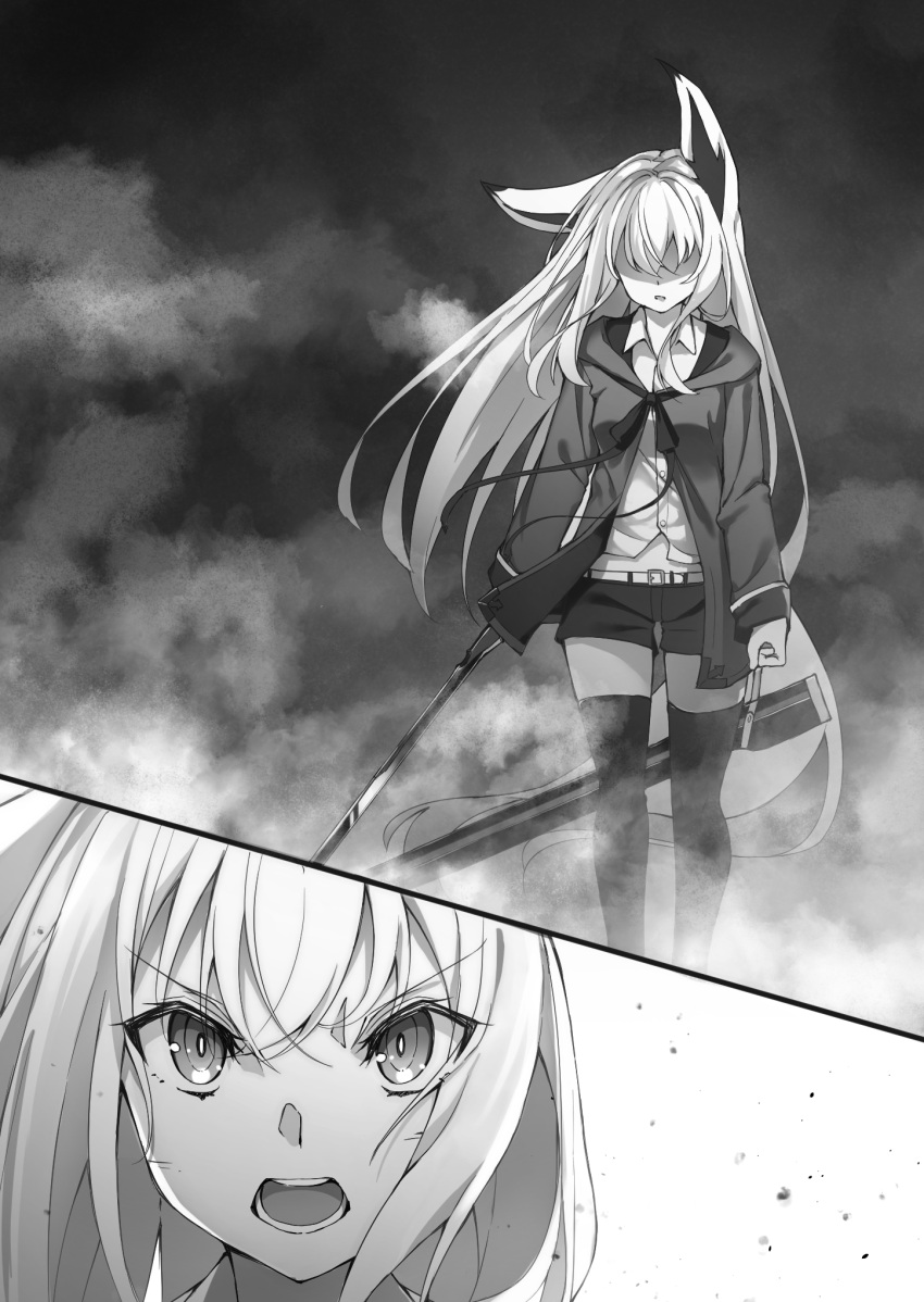 Safebooru - 1girl animal ears bangs eyebrows visible through hair fox ...