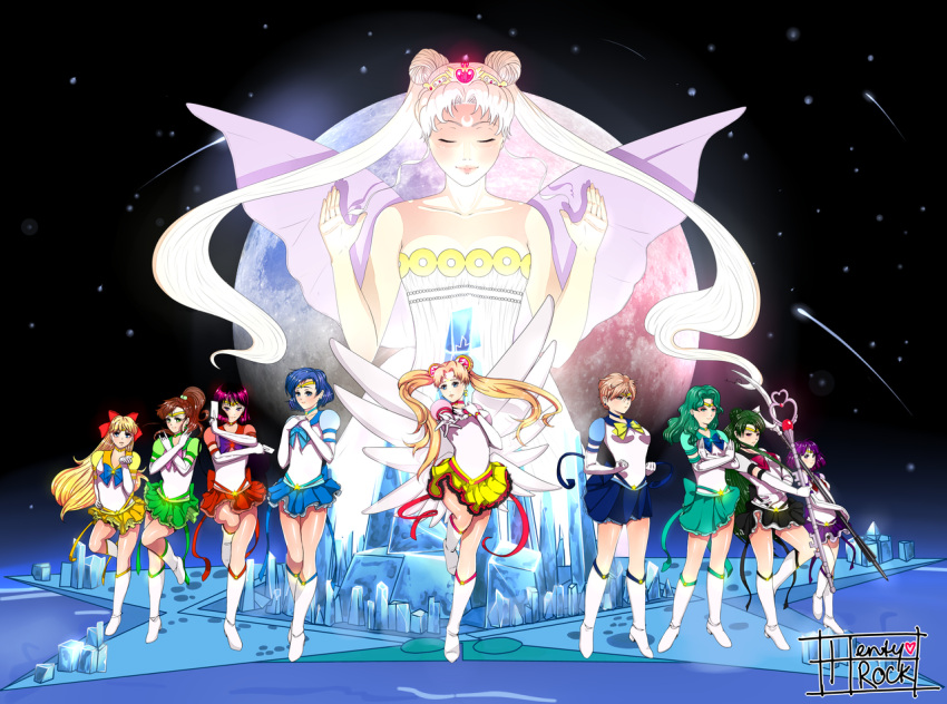 Safebooru - aino minako artist name bare shoulders bishoujo senshi sailor moon crystal dual ...